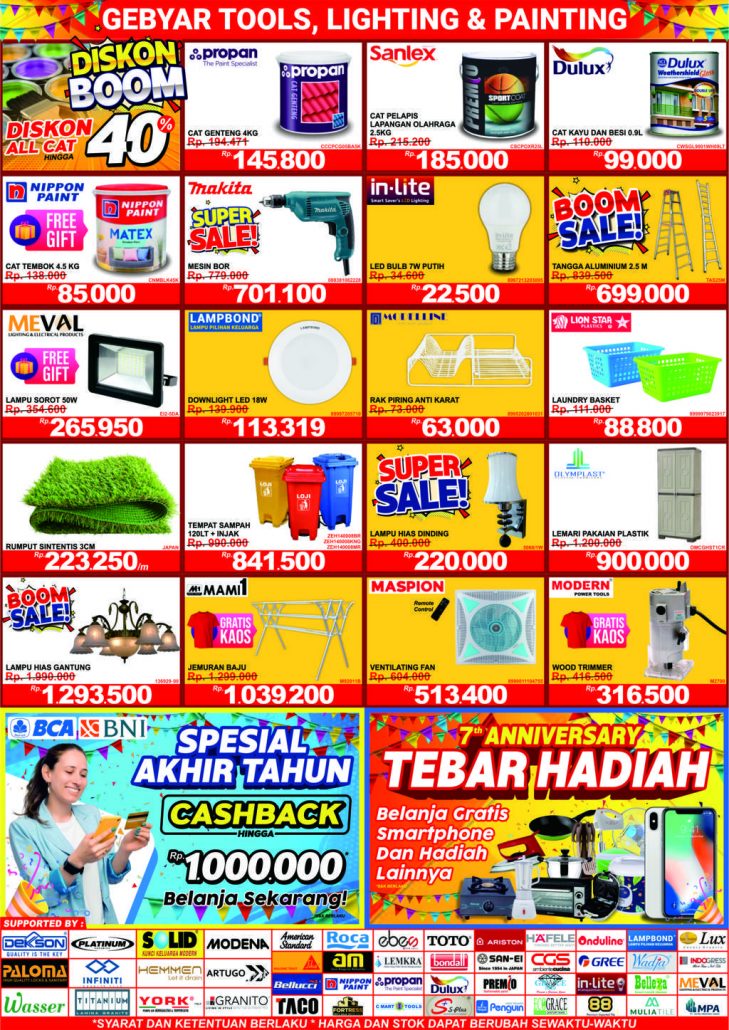 Katalog Produk | Trans home - Supermarket Bahan Bangunan Murah se Jogja